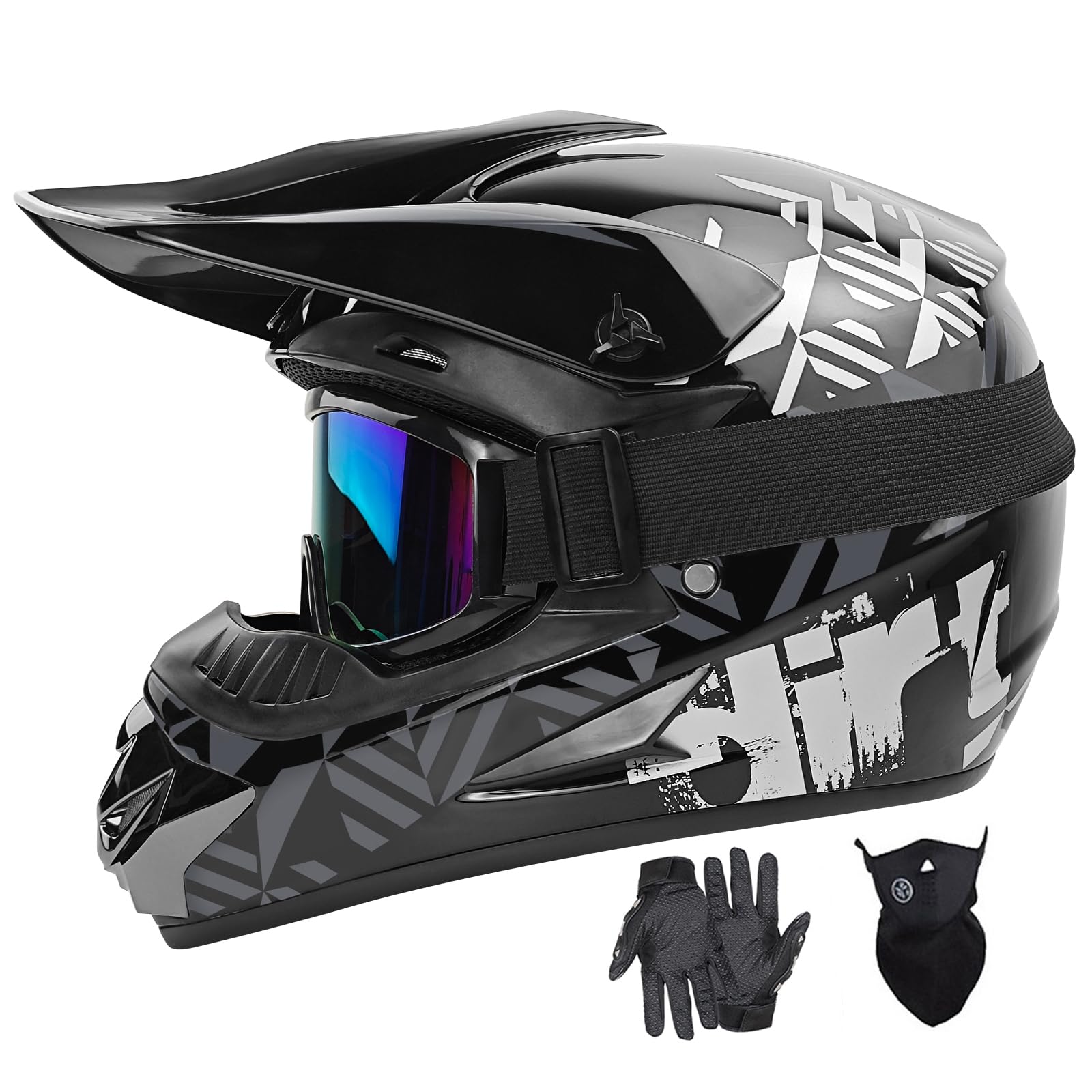 Mua SPARK Youth Motocross Helmet Kids Dirt Bike Helmets (with Goggles ...