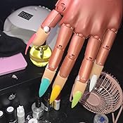 Amazon.com : Nail Trainer Practice Hand - Nail Art Training Hand ...