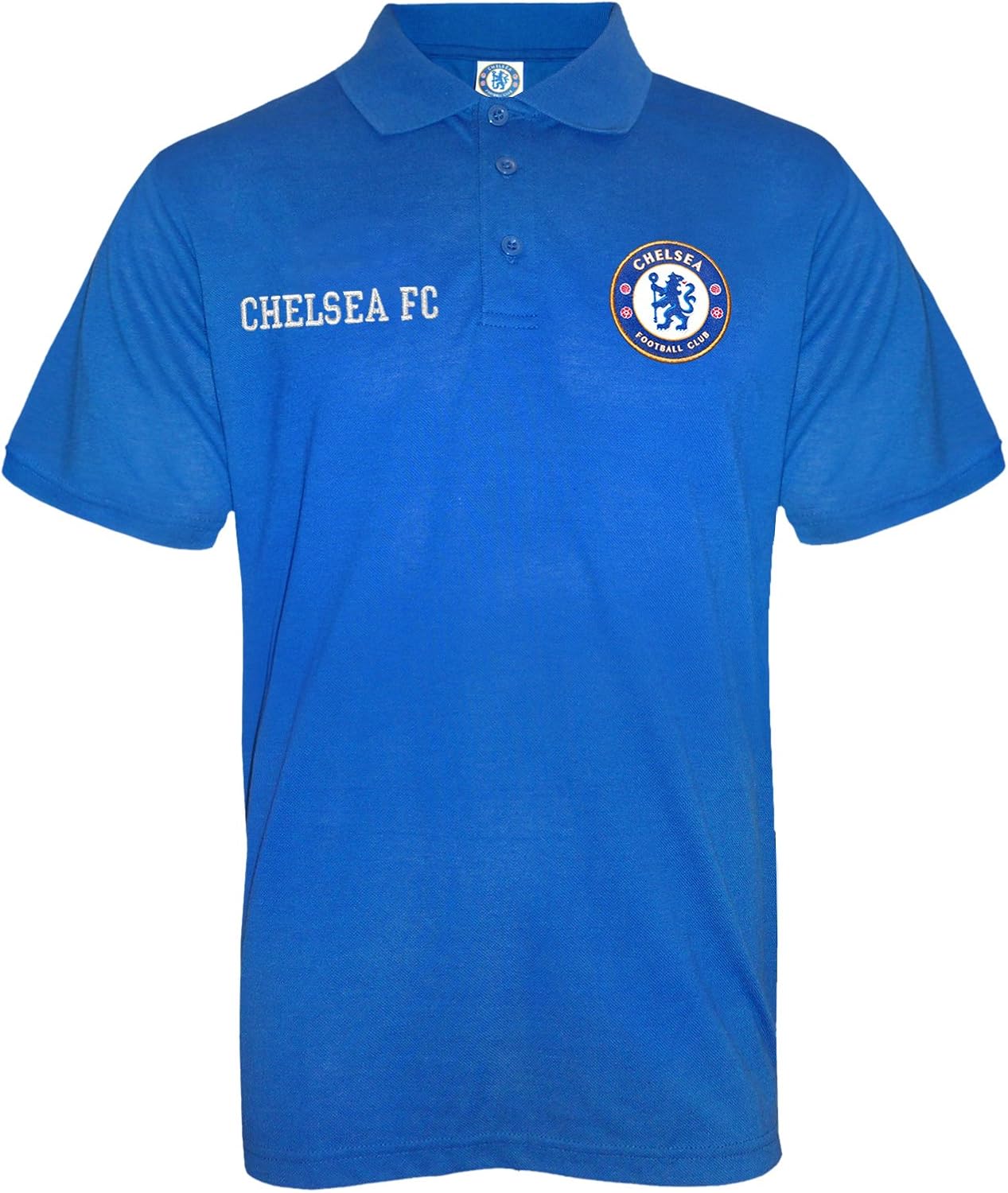 Chelsea FC Official Football Gift Mens Crest Polo Shirt: Amazon.co.uk ...