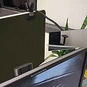 Amazon.com: Clip On Cubicle Mirror, Computer Rearview Mirror, Convex ...