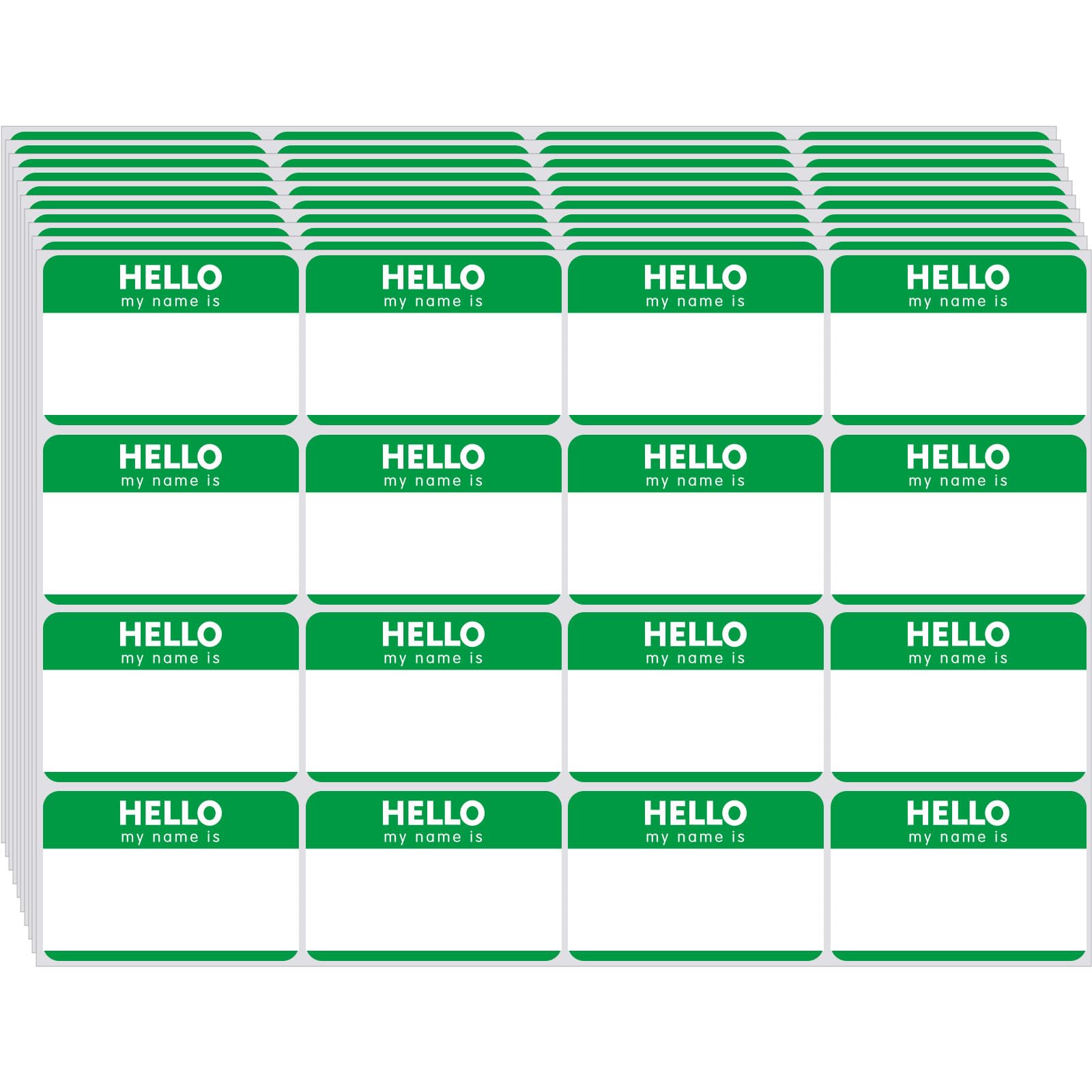 Mua 480 Pcs Green Name Tag Stickers (3 "x 2") Identification Badges ...