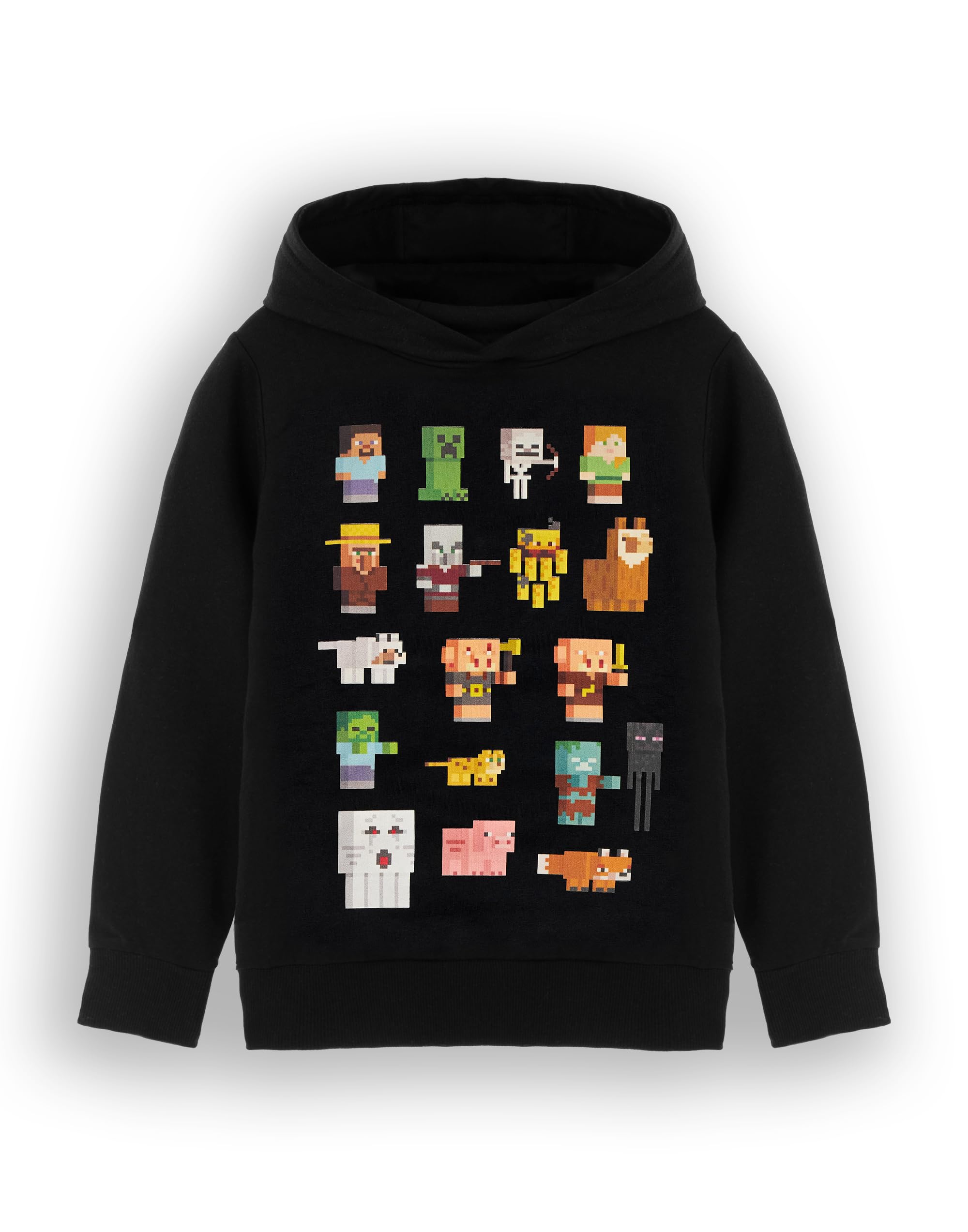 Mua Minecraft Boys Hooded Sweatshirt | Kids & Teens Black Graphic ...