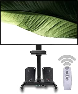 Amazon.com: CO-Z Motorized Rolling TV Stands for Flat Screens 32 to 65 ...