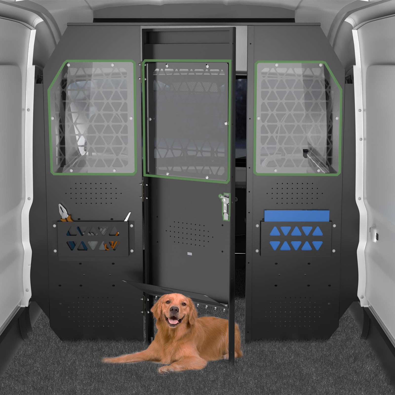 StarONE Cargo Van Partition,Van Safety Partition Bulkhead Fit for 2015 ...