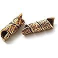 Amazon.com: Bronze Norse Viking Celtic Beard Beads Rings, Medieval ...