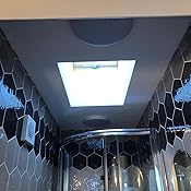 Bathroom Light Fitting Ceiling, Novostella 18W 1800lm LED Circular ...