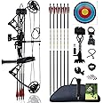 Amazon.com : PANDARUS Compound Bow Set 10-40lbs for Pull Child Right ...