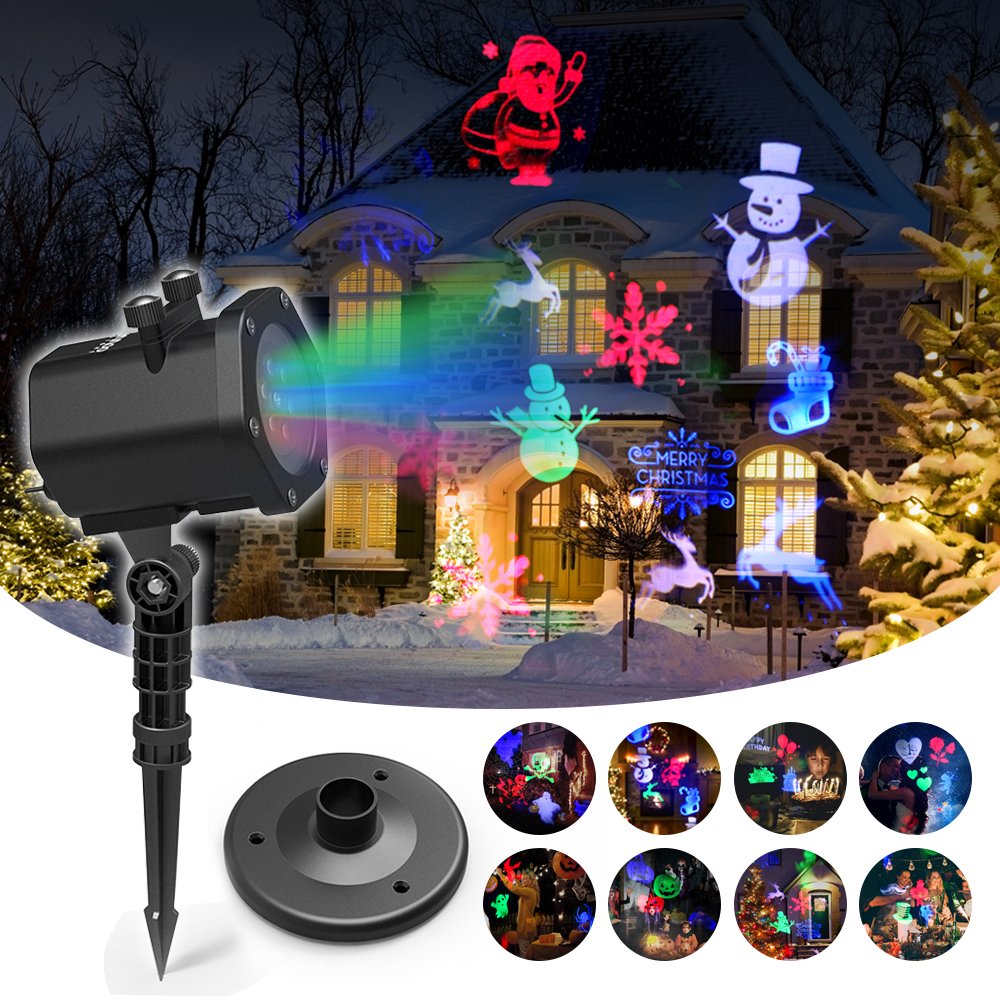 Buy Christmas Projector Lights, InnooLight Waterproof 15 Patterns Light ...