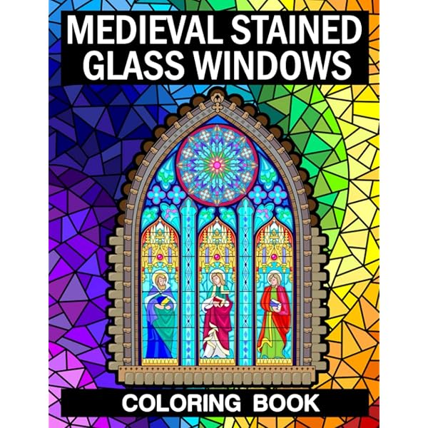 Midevil Times Stained Glass Coloring Pages [2025]