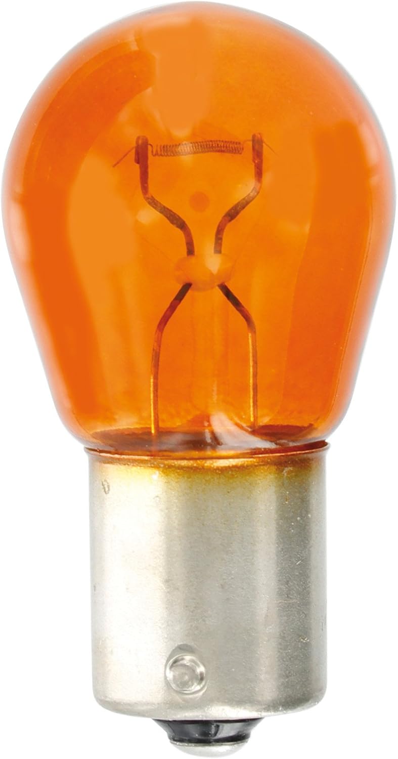 OSRAM ULTRA LIFE PY21W, Lámpara de señalización halógena, luz intermitente, 7507ULT, automóvil ...