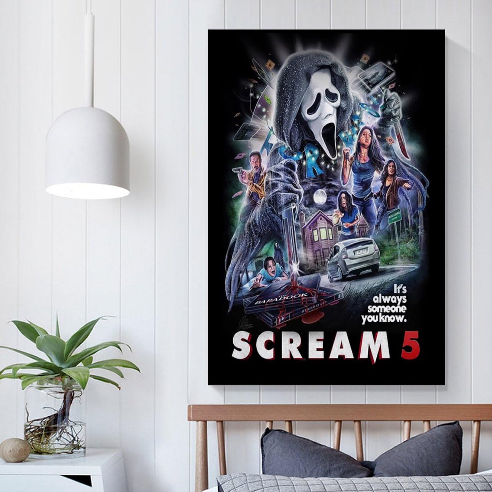 Scream Poster Horror Movie Poster Movie Posters For Wall Decor, Scary ...