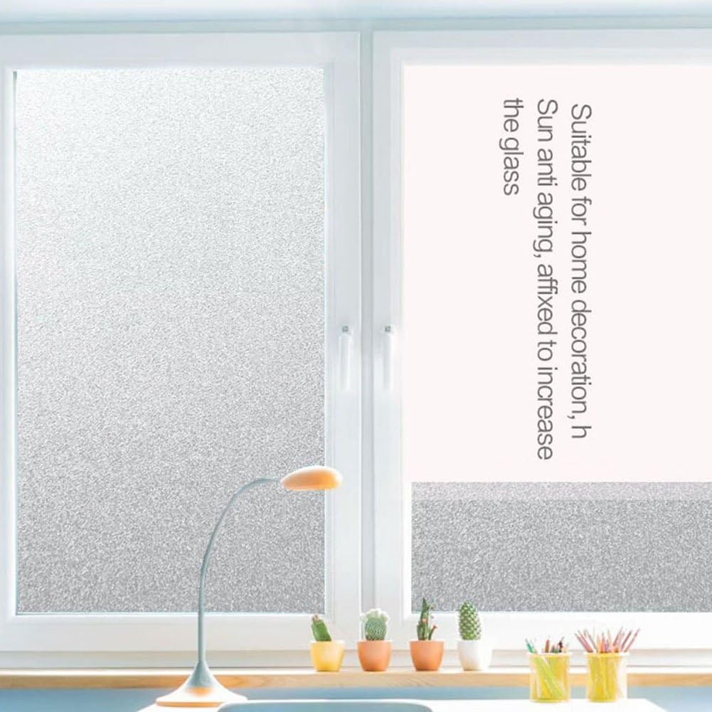 Majome Opaque Glazed Paper Frosted Self adhesive Glass Stickers Window ...