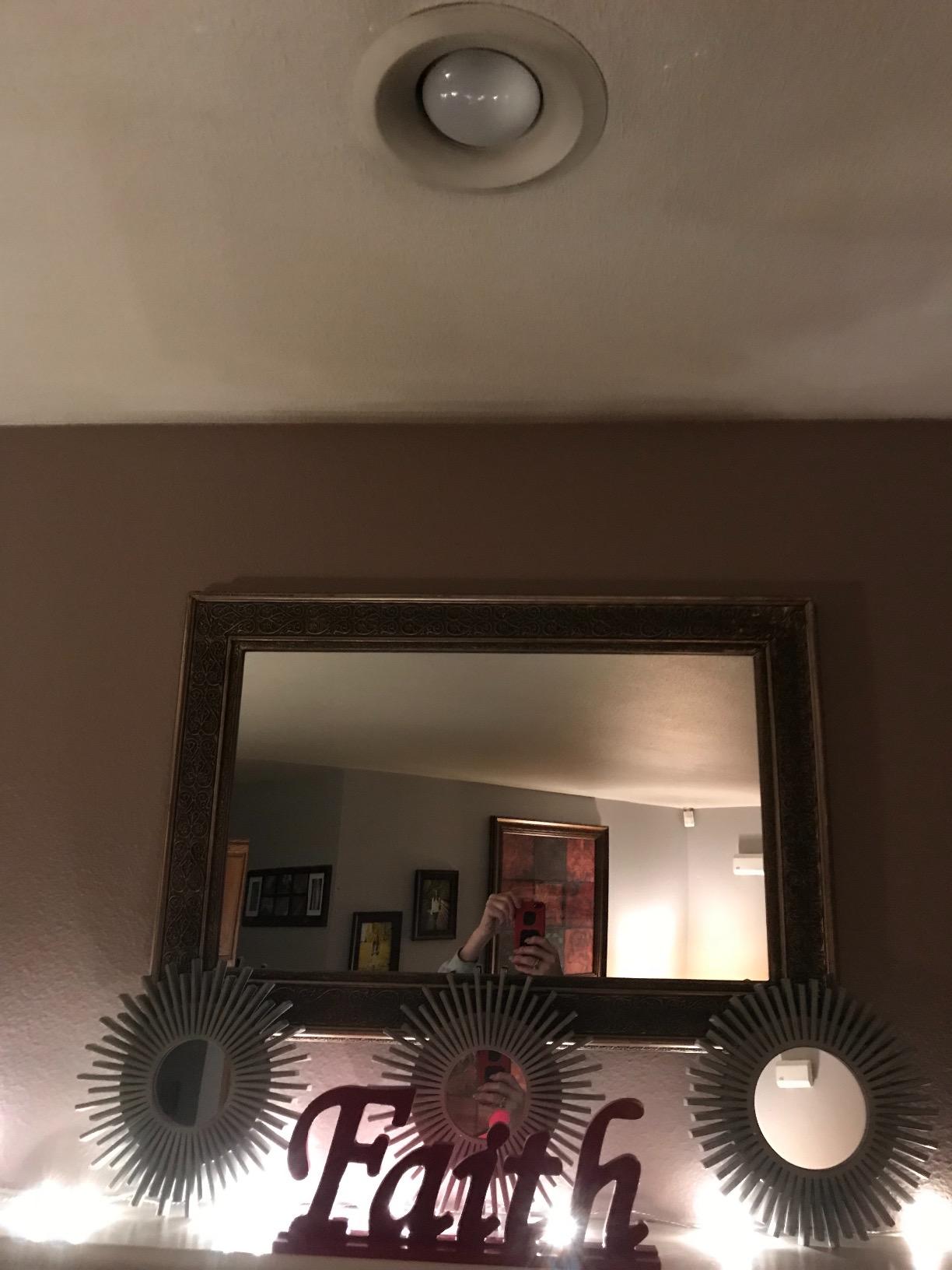 Amazing transformation to dull can lighting