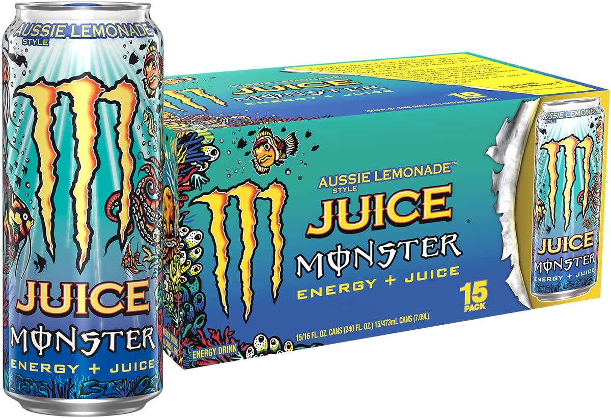 Mua Monster Energy Juice Aussie Style Lemonade, Energy + Juice, 16 Oz ...