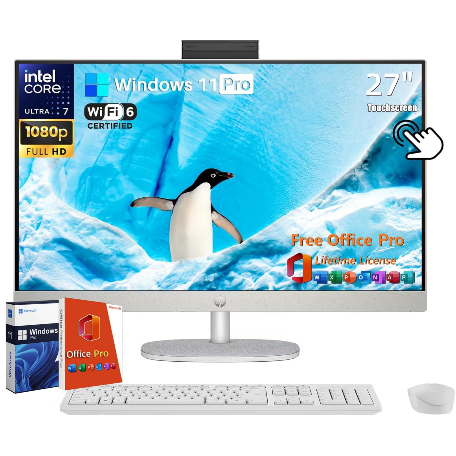 Mua HP 27 All-in-One Desktop Computer, Microsoft Office 2024 Pro ...