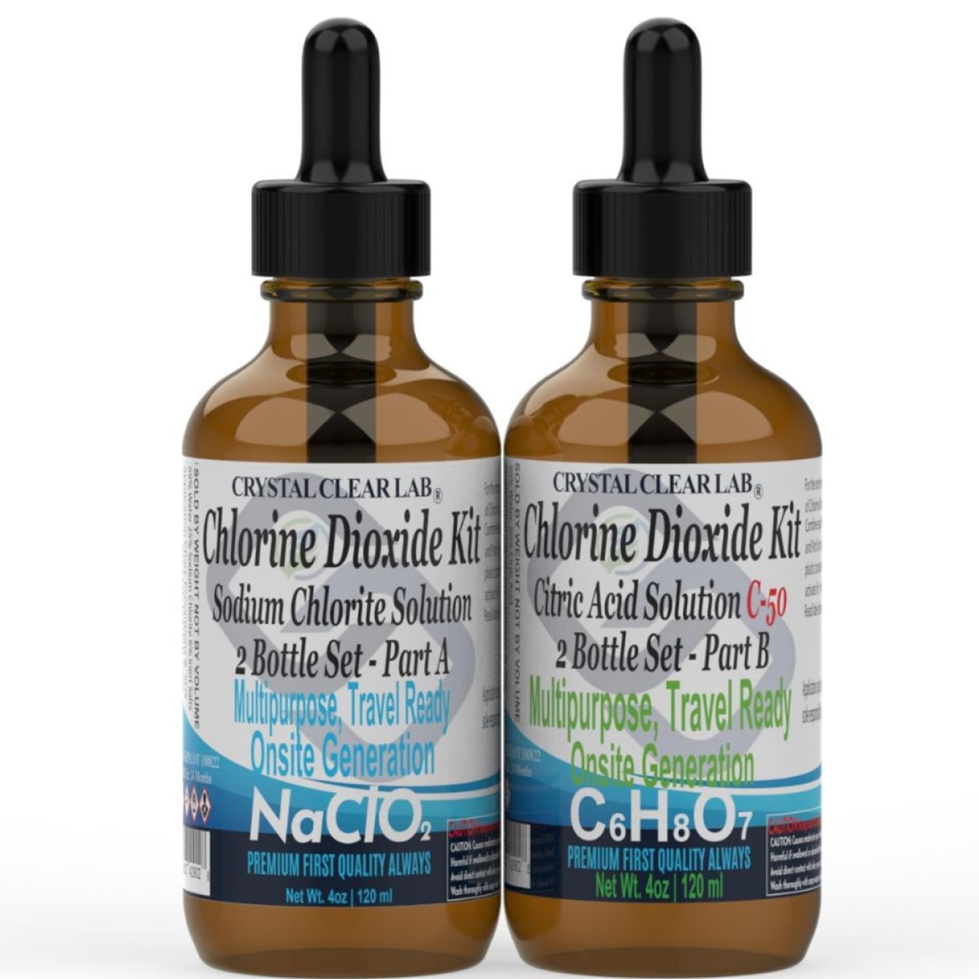 Mua Crystal Clear Lab Chlorine Dioxide Kit - 4oz Citric Acid, Solution ...