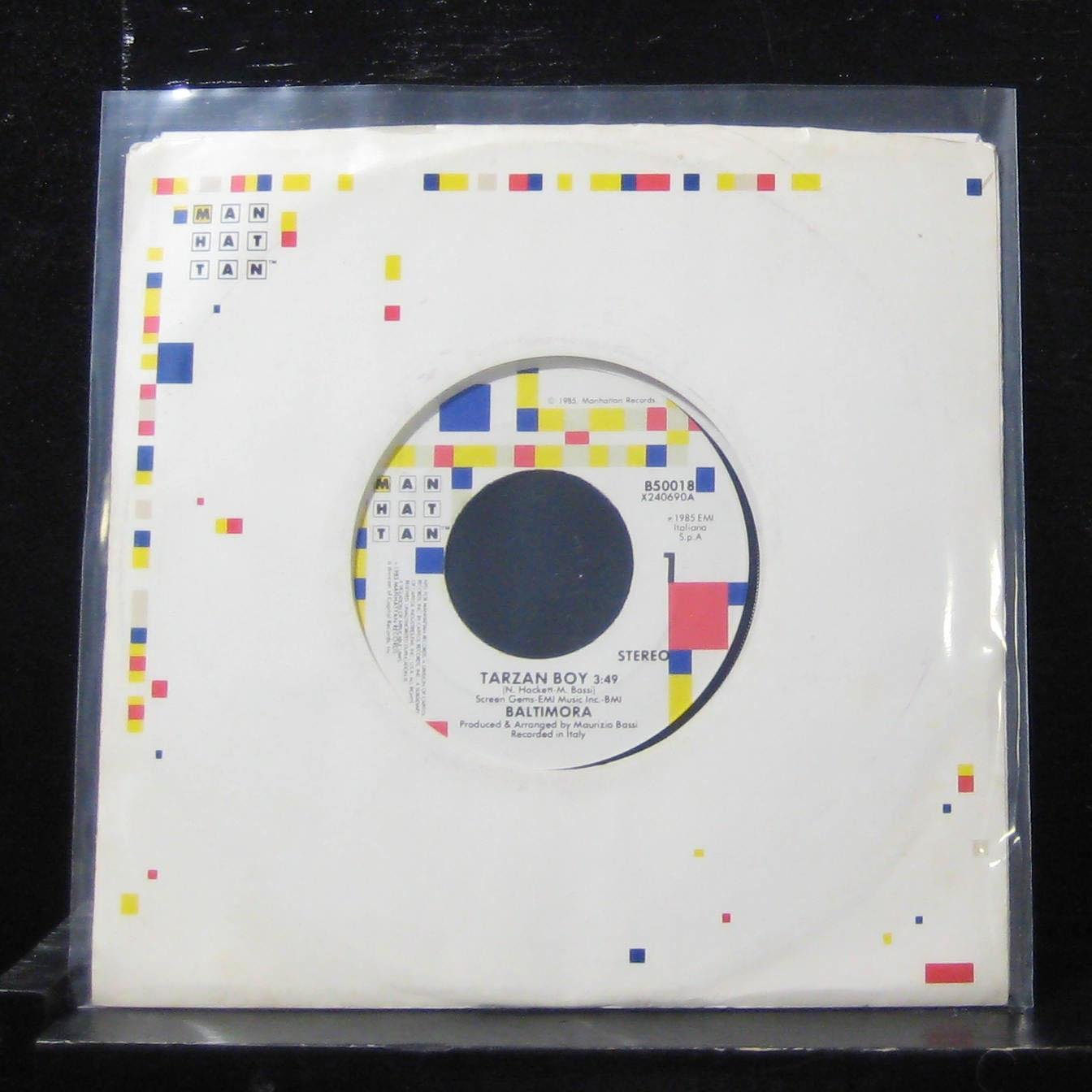 Baltimora - Baltimora - Tarzan Boy / Dub Version - 7" Vinyl 45 Record ...