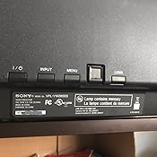 Amazon.com: Sony VPLVW285ES 4K HDR Home Theater Video Projector ...