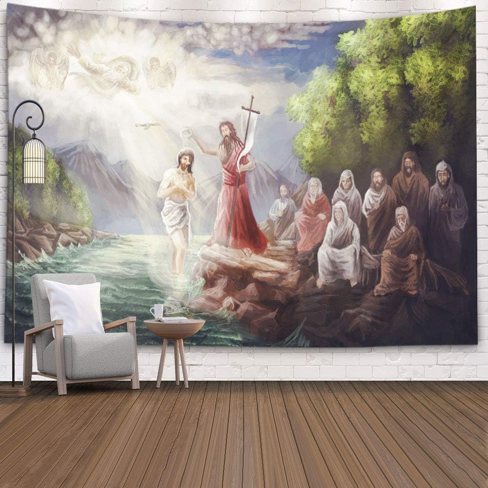 Amazon.com: Sertiony Jesus Tapestry Wall Hanging Wall Hanging ...