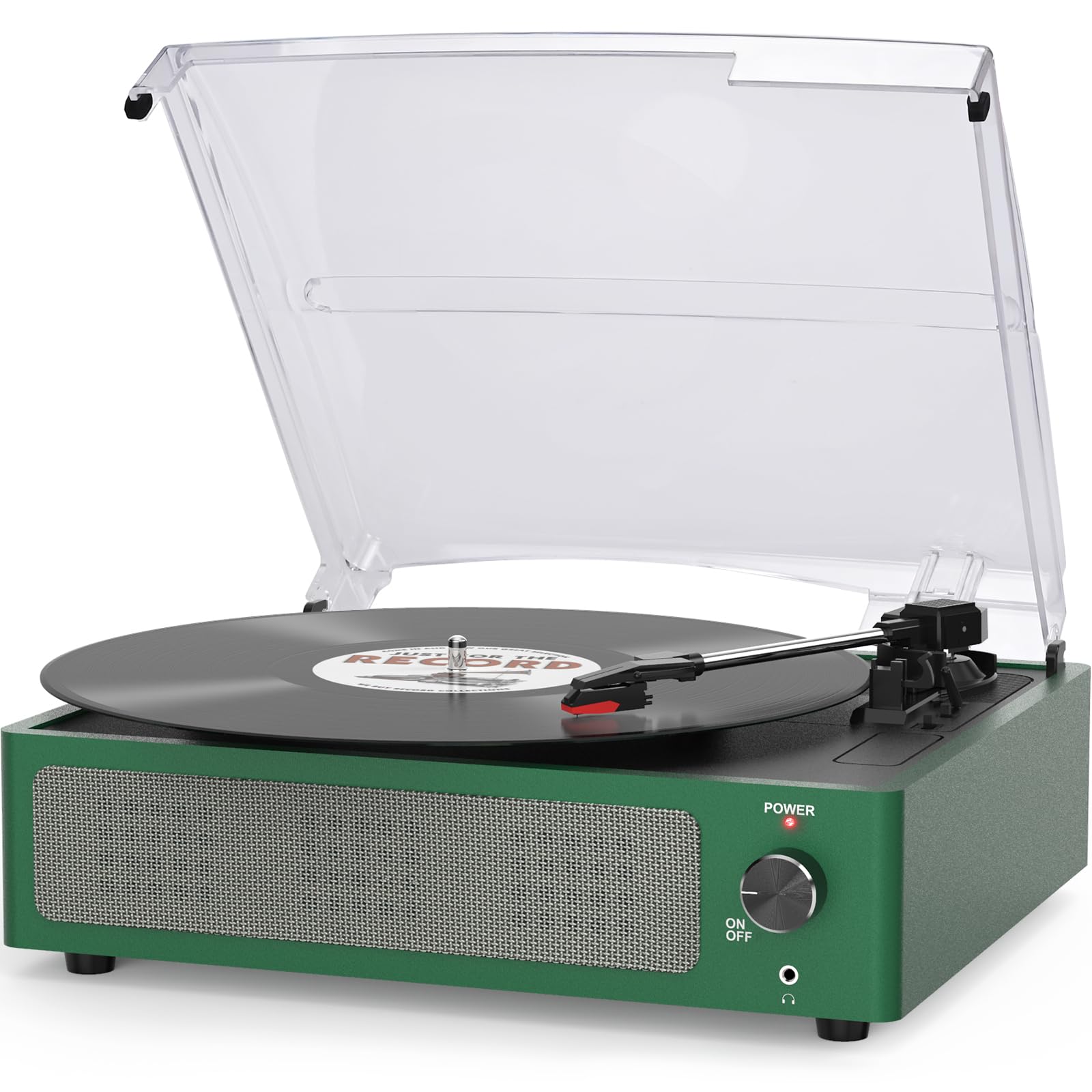 Vinyl Record Player with Speakers & Wireless Receiver Turntable for ...