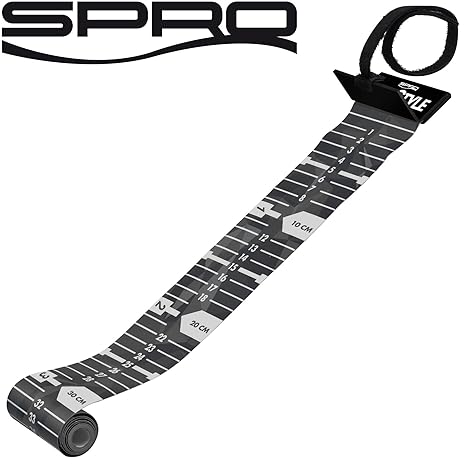 Spro Freestyle Ruler 120 cm – Tape Measure for Spin Fishing, Measuring ...