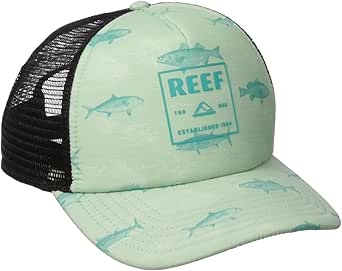 Amazon.com: Reef Men's Trucker Hat, map Aqua, One Size: Clothing