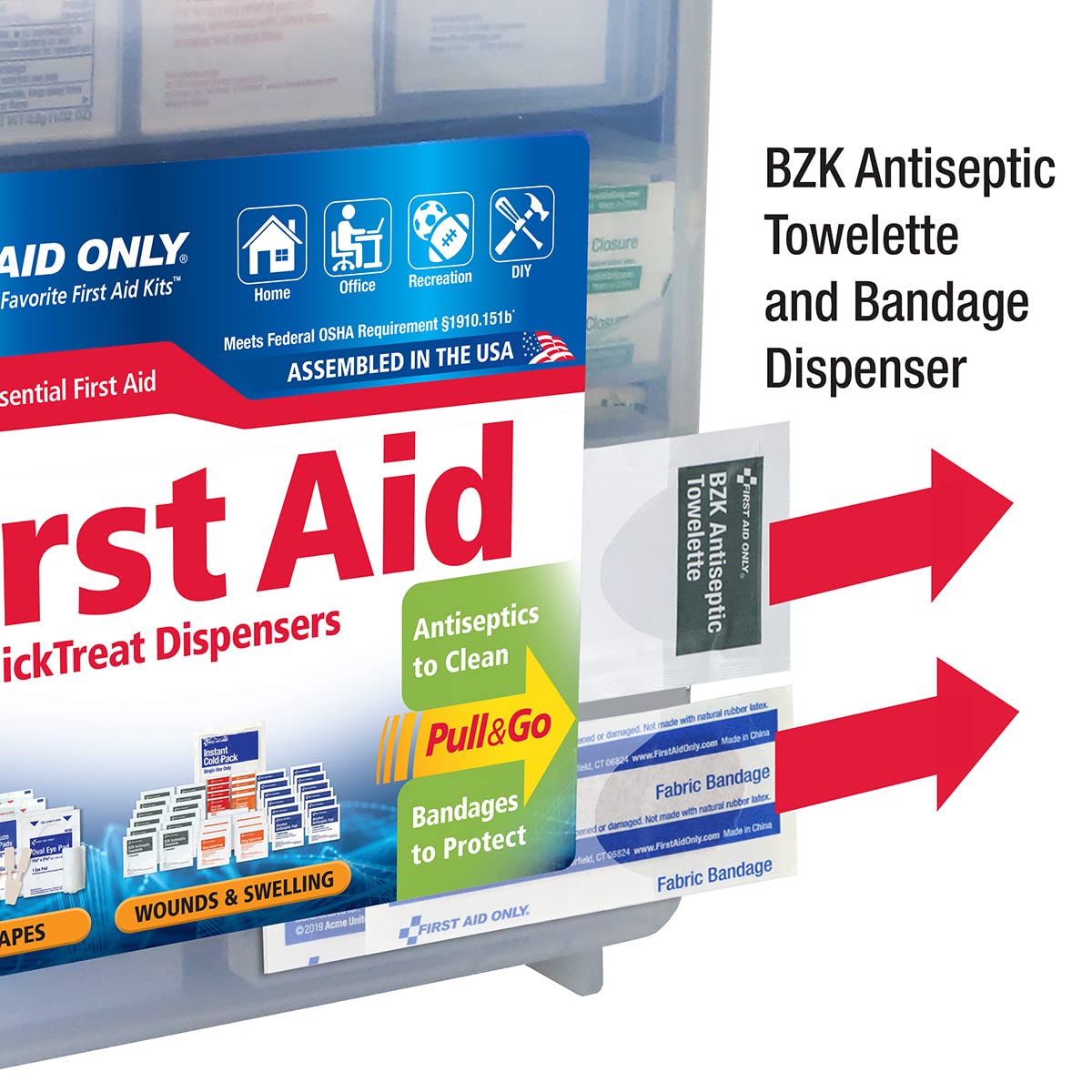 Mua First Aid Only 91268 QuickTreat Dispenser Emergency First Aid Kit ...