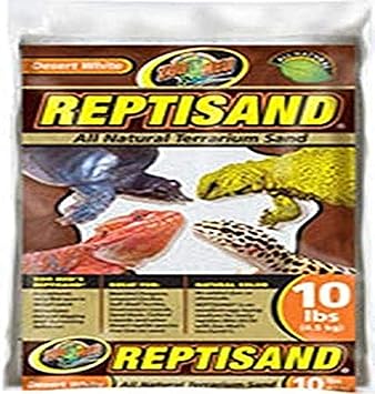 Zoo Med Labs ReptiSand Terrarium Sand, Desert White, 10-Pound: Amazon ...