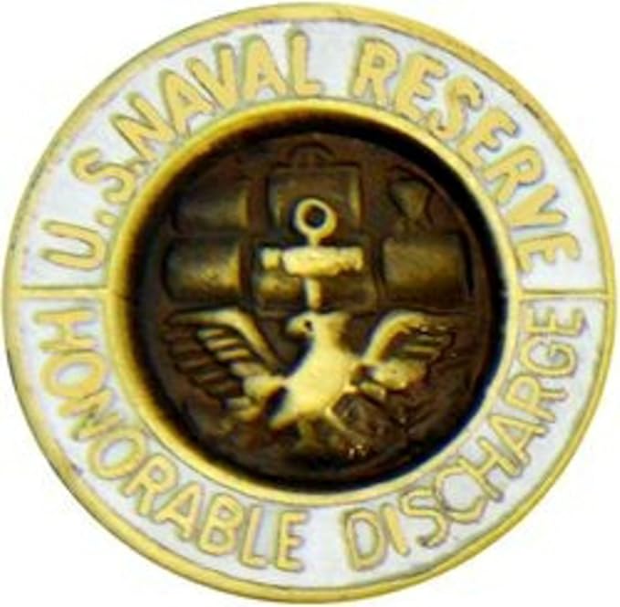 Amazon.com: US Navy Reserve Honorable Discharge Lapel Pin or Hat Pin ...