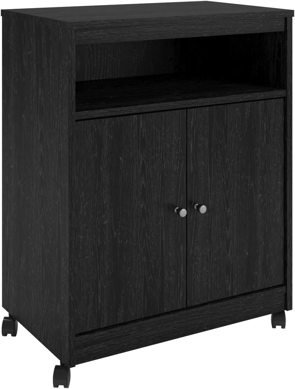 Ameriwood Home 5206026PCOM Landry Microwave Cart, Black Oak: Amazon.ca ...