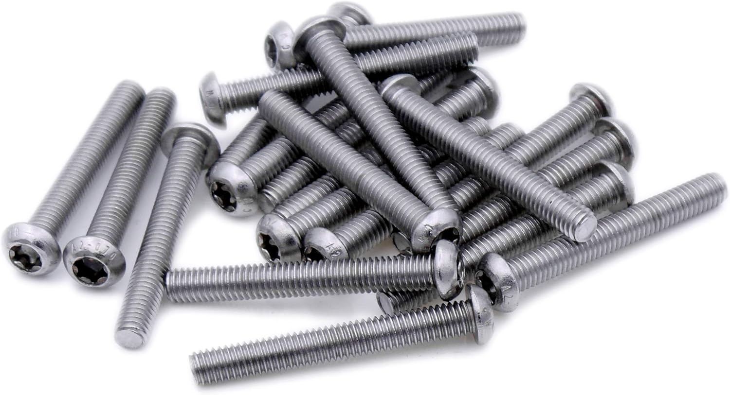 M5 (5mm x 25mm) TX Socket Button Machine Screw (Bolt) - Stainless Steel ...