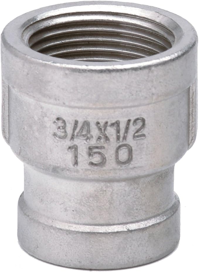 Edelstahl Fitting #240 Reduziermuffe 1/2 x 3/8 Zoll Übergangsmuffe ...