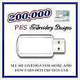 Amazon.com: 200k PES Embroidery Designs on a USB Stick PES Designs JEF ...