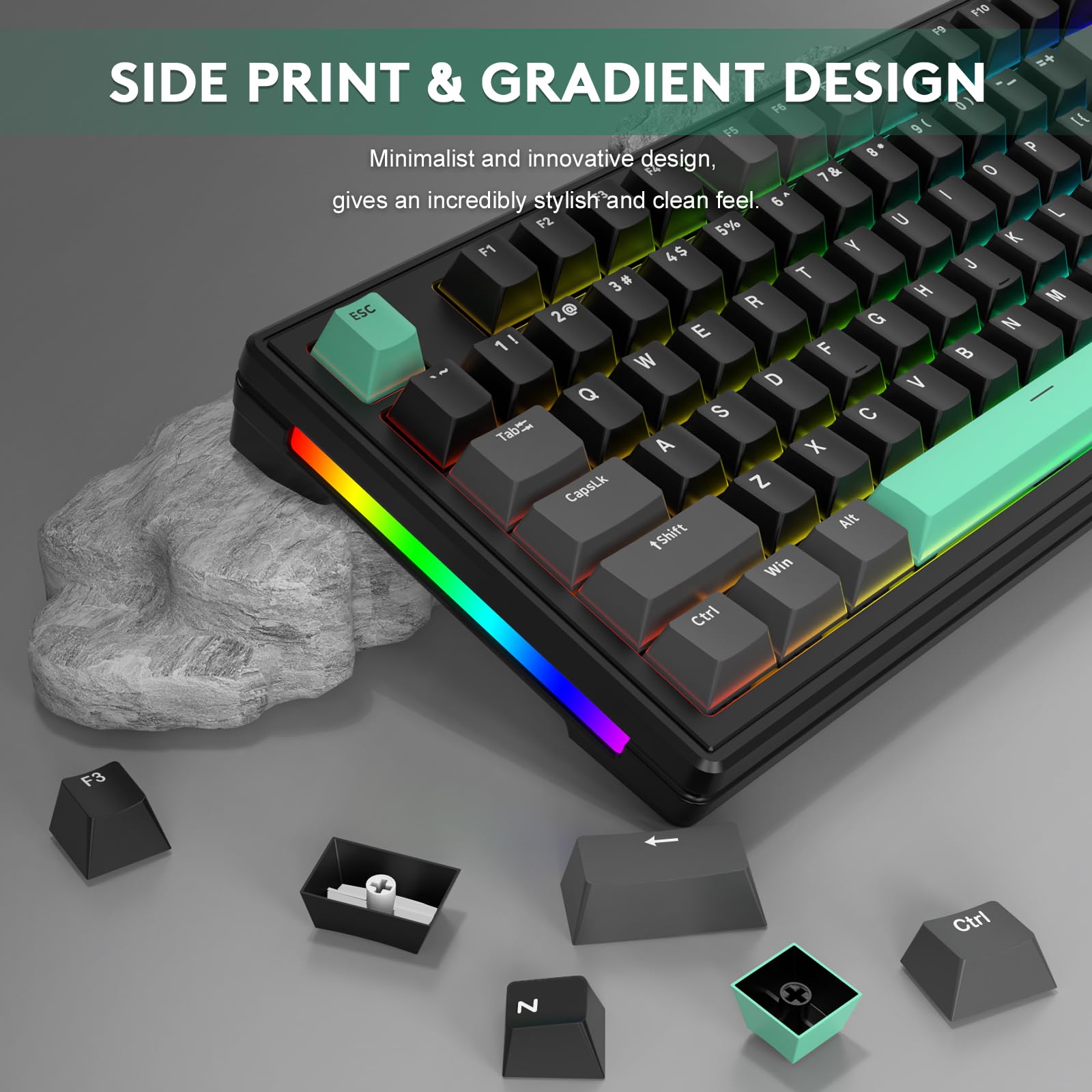 Mua FELICON x Attack Shark TKL Mechanical Gaming Keyboard, RGB Backlit ...