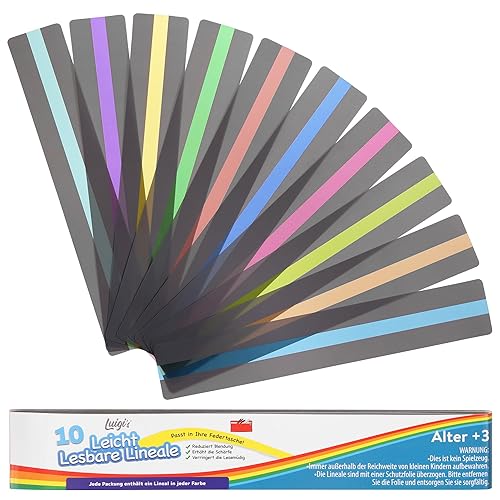 10 x A4 Colour Overlays to Aid/Support/Help Reading. Excellent Reading ...