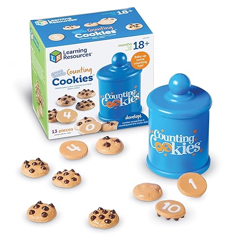 Learning Resources Smart Counting Cookies - Chocolate Chip Play Food ...