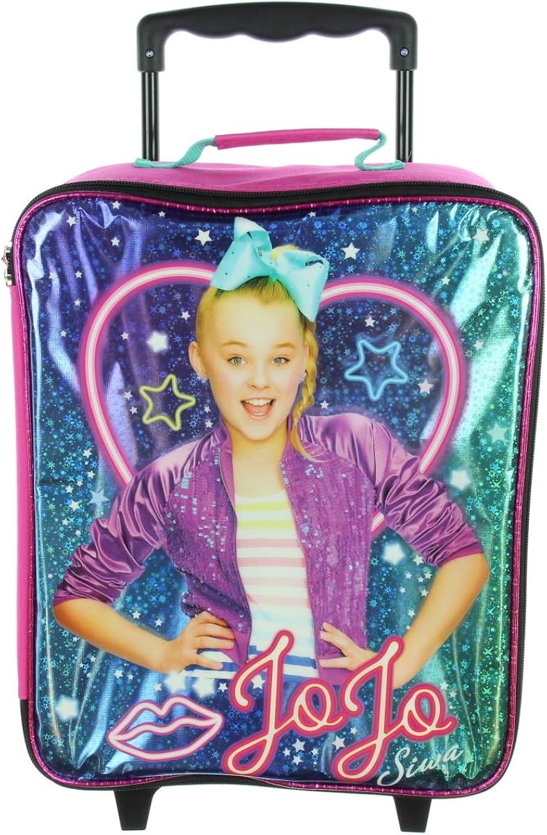 Amazon.com | Jojo Siwa Kiss And Heart Rolling Travel Luggage Suit Case ...