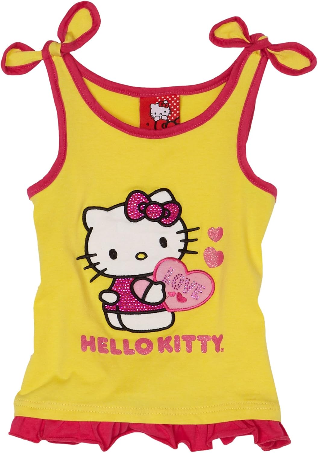 Amazon.com: Hello Kitty Girls' Yellowtie Strap Tank: Tank Top And Cami ...