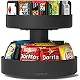 Mind Reader 2-Tier Snack Carousel, Countertop Organizer, Snack Tray ...