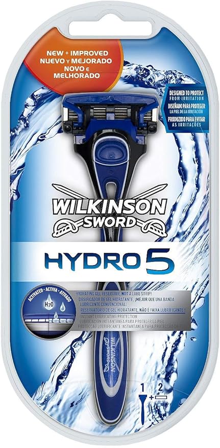 Wilkinson Sword Hydro 5 Men's Razor with 2 Blades: Amazon.co.uk: Health ...