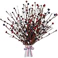 Amazon.com: DoubleWood Artificial Patriotic Pip Berry Stems, 6 Piece ...