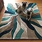 Flair Rugs Infinite Splinter Handtufted Rug, Teal, 120 x 170 Cm ...