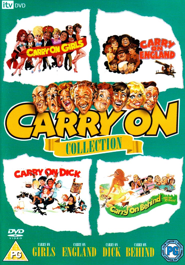 Carry On Collection Vol.4 Girls / England / Dick / Behind DVD: Amazon ...