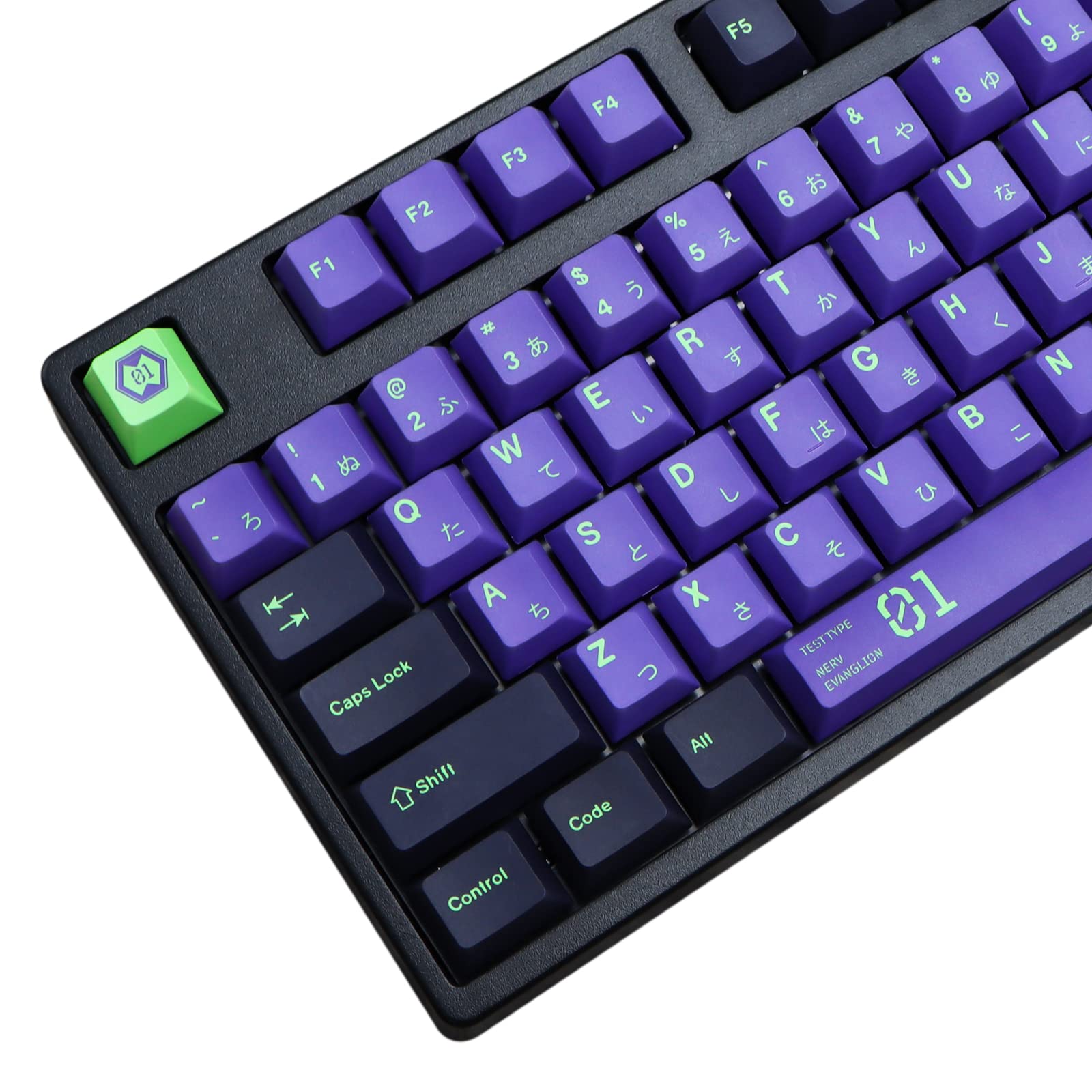 Mua Keycaps Purple and Black, MOLGRIA 128 Set Unit-01 Keycaps for ...