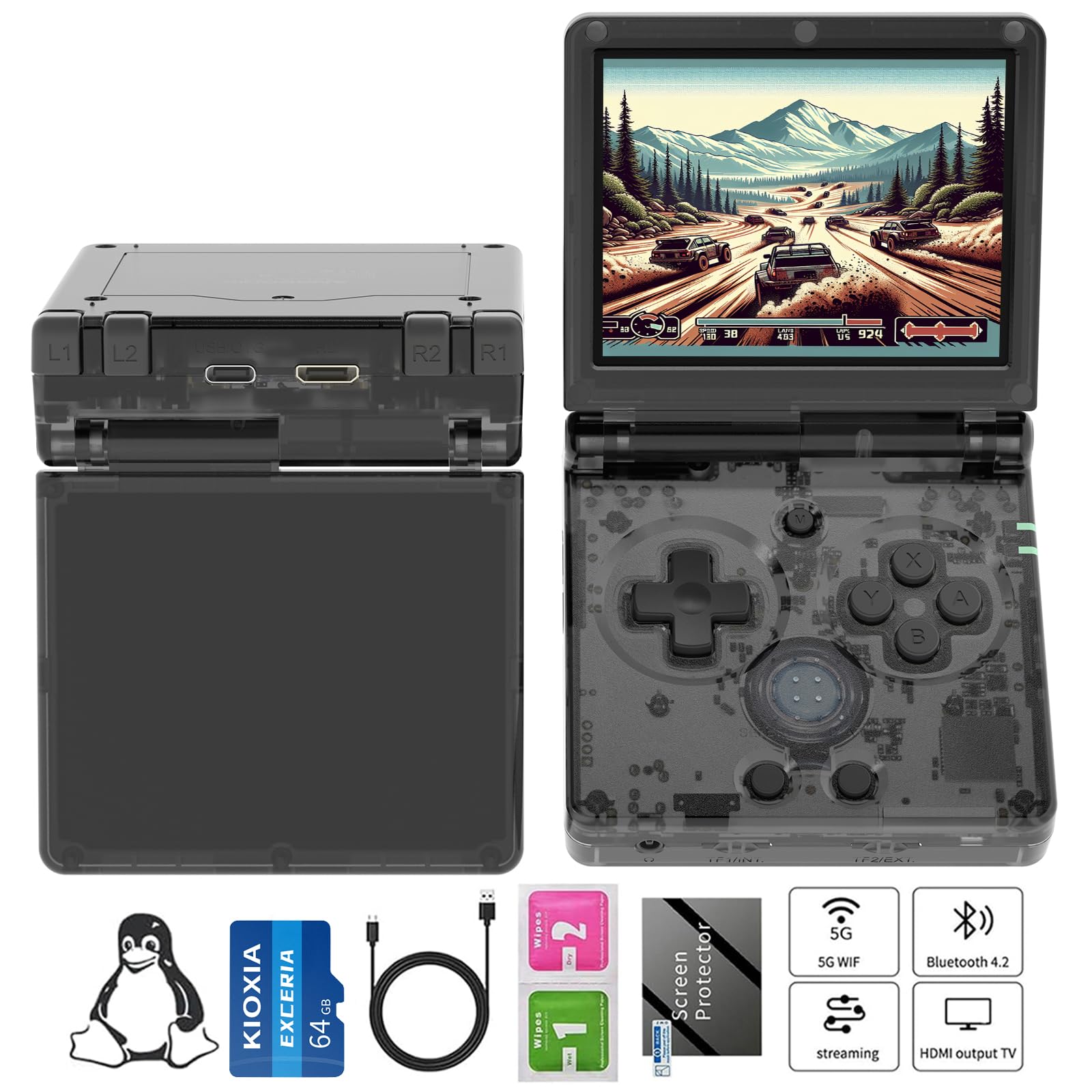 Mua RG35XXSP Handheld Game Console RG35XXSP Clamshell Retro Game ...