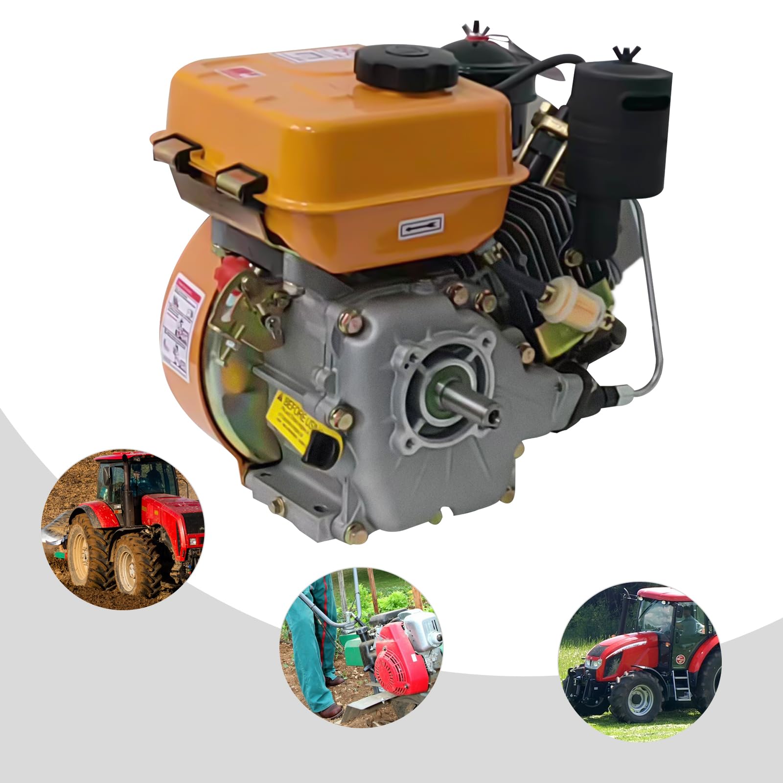 Mua Diesel Engine, 2.2KW 196CC 3HP 4 Stroke Single-Cylinder Air-Cooled ...