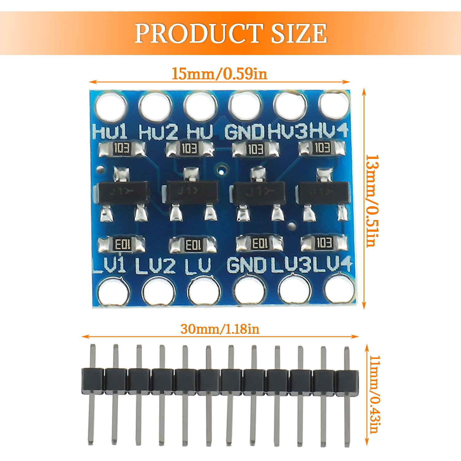 Mua IIC I2C Logic Level Converter Bi-Directional Module with 4 Way ...