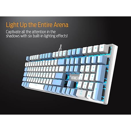 Mua GAMDIAS Zeus White and Stylich Gaming Mechanical Keyboard with Blue ...