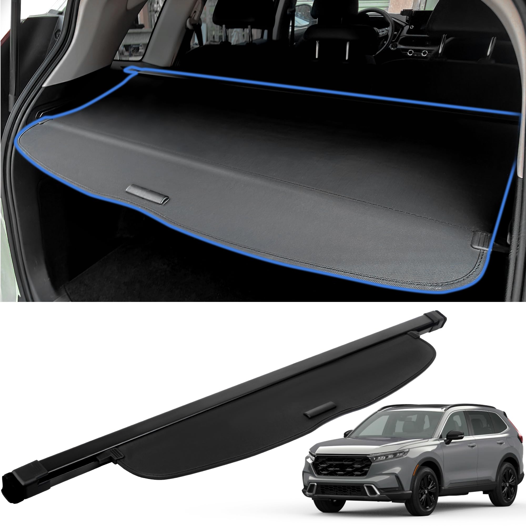 AUXKO Retractable Cargo Cover for Honda CRV 2023-2025(Include Hybrid ...