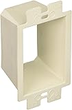 Arlington BE1-2 Electrical Outlet Box Extender, 1-Gang, White, 2-Pack ...
